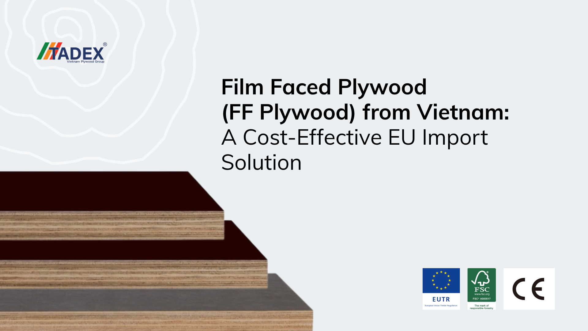 Vietnam film faced plywood (ff plywood) competitive solution for EU